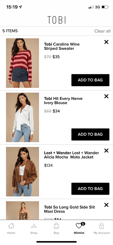 Apparel retailer Tobi’s new app dials up a 16% higher average order ...