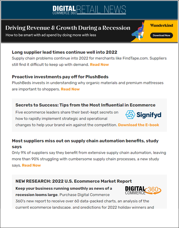 Advertising Programs | Digital Commerce 360