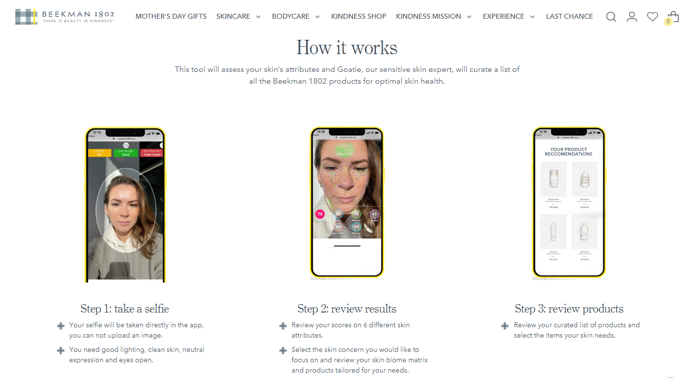 Beekman 1802 wants to have the GOAT of skin care apps