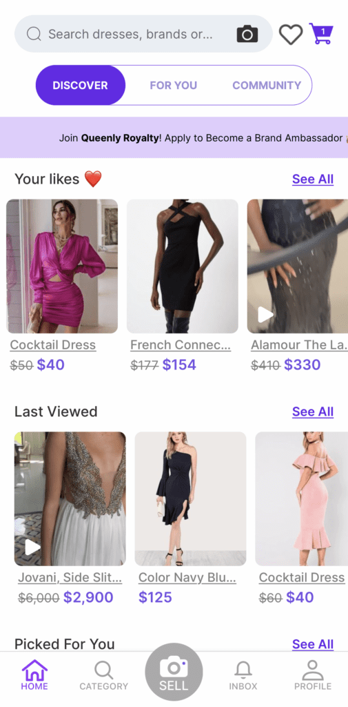 Resale website Queenly uses generative AI to improve listings