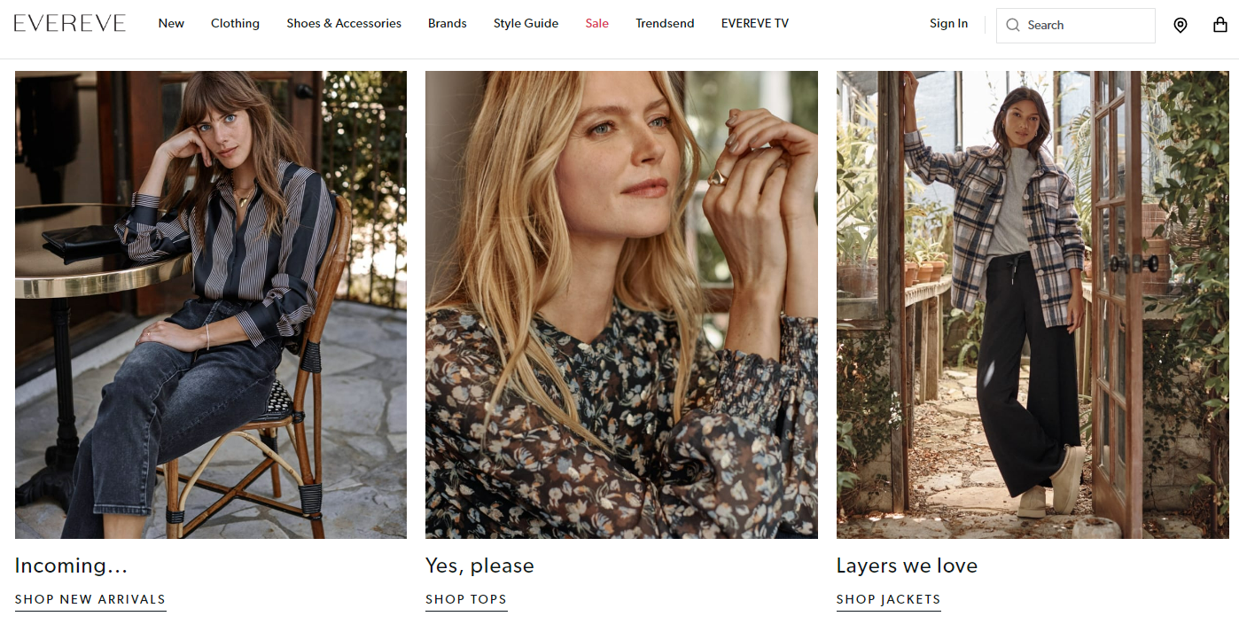 Evereve TV attracts shoppers, increases conversion