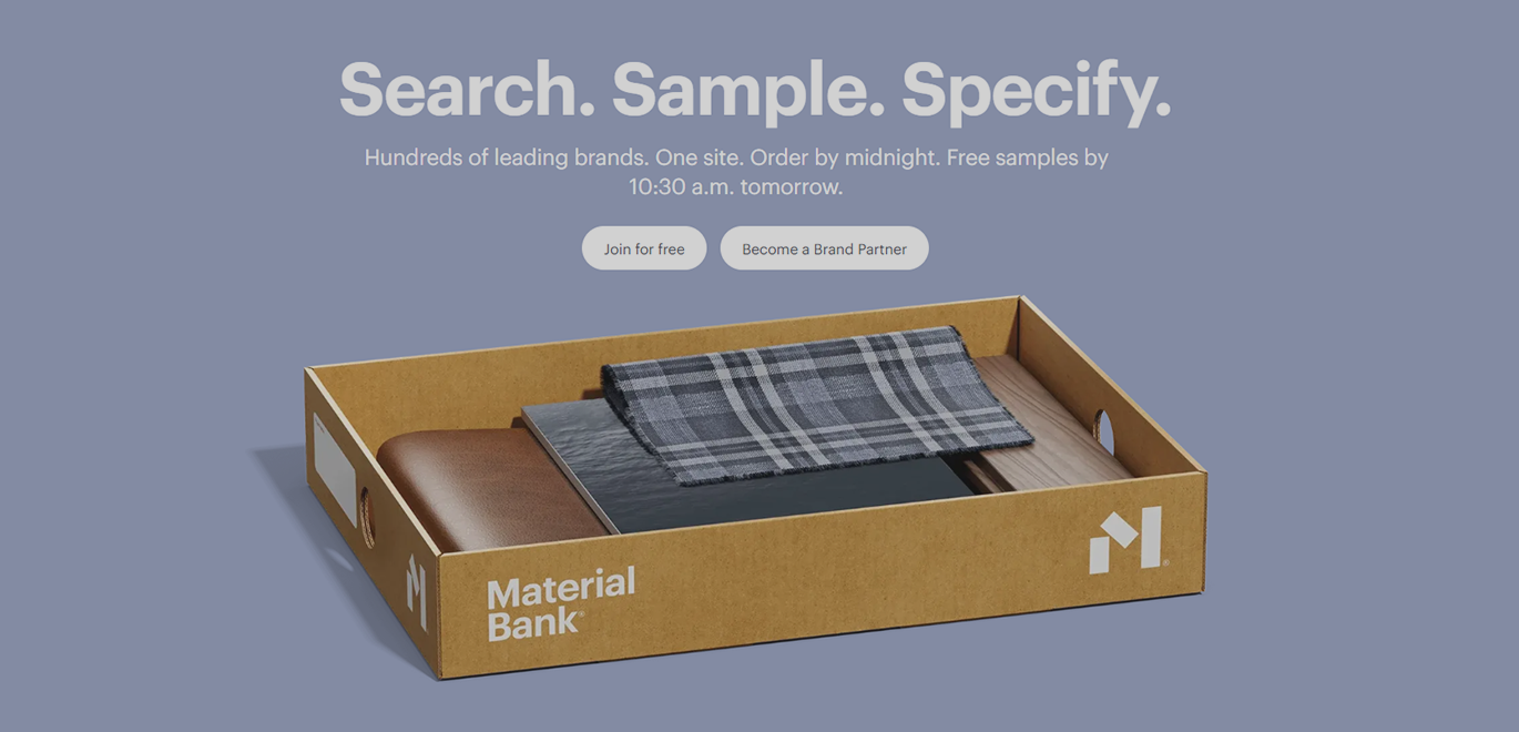Material Bank, B2B marketplace for architects, expands to Europe