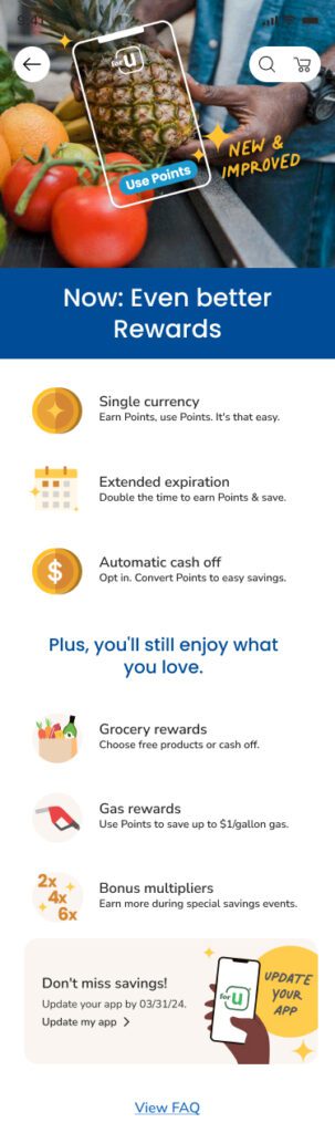 Albertsons loyalty program updates its points and rewards system