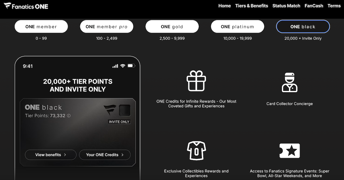 Fanatics One launches as brand's new loyalty program