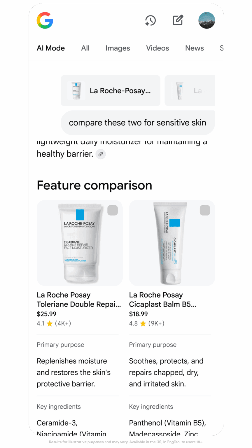 Google debuts agentic checkout and AI Mode shopping features for the ...